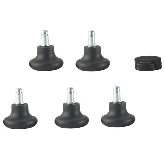 5 Pack Bell Glides for Office Chair Without Wheels, Replacement Rolling ...