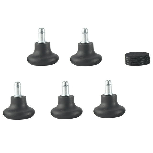 5 Pack Bell Glides for Office Chair Without Wheels, Replacement Rolling ...