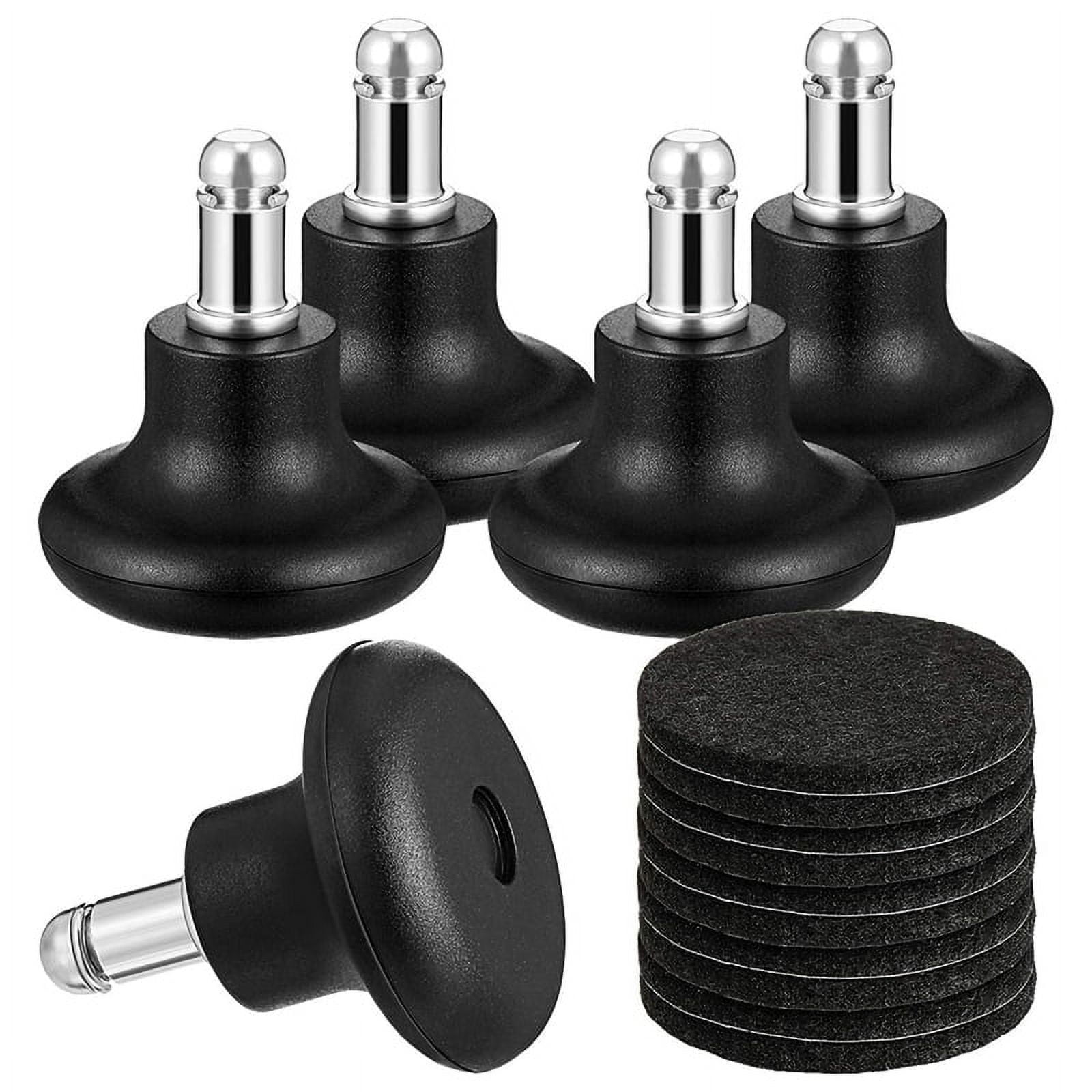 5 Pack Bell Glides for Office Chair Without Wheels,Stationary Castors ...