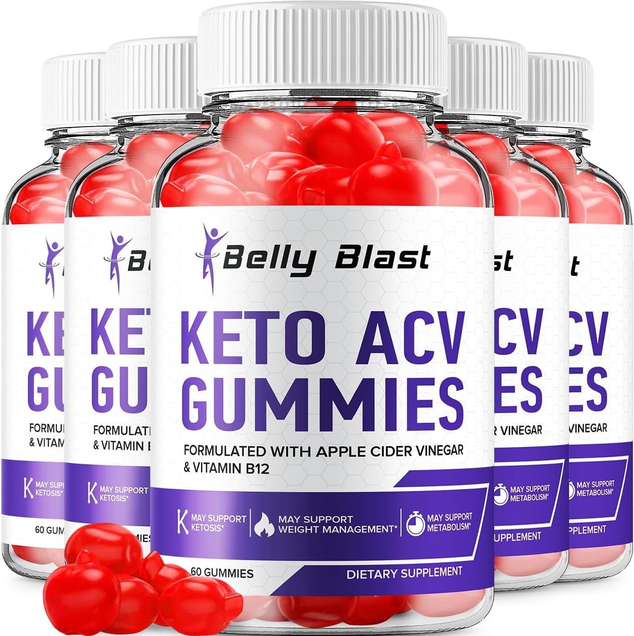5 Pack Belly Blast Keto ACV Gummies - Official - Keto Belly Blast ACV ...