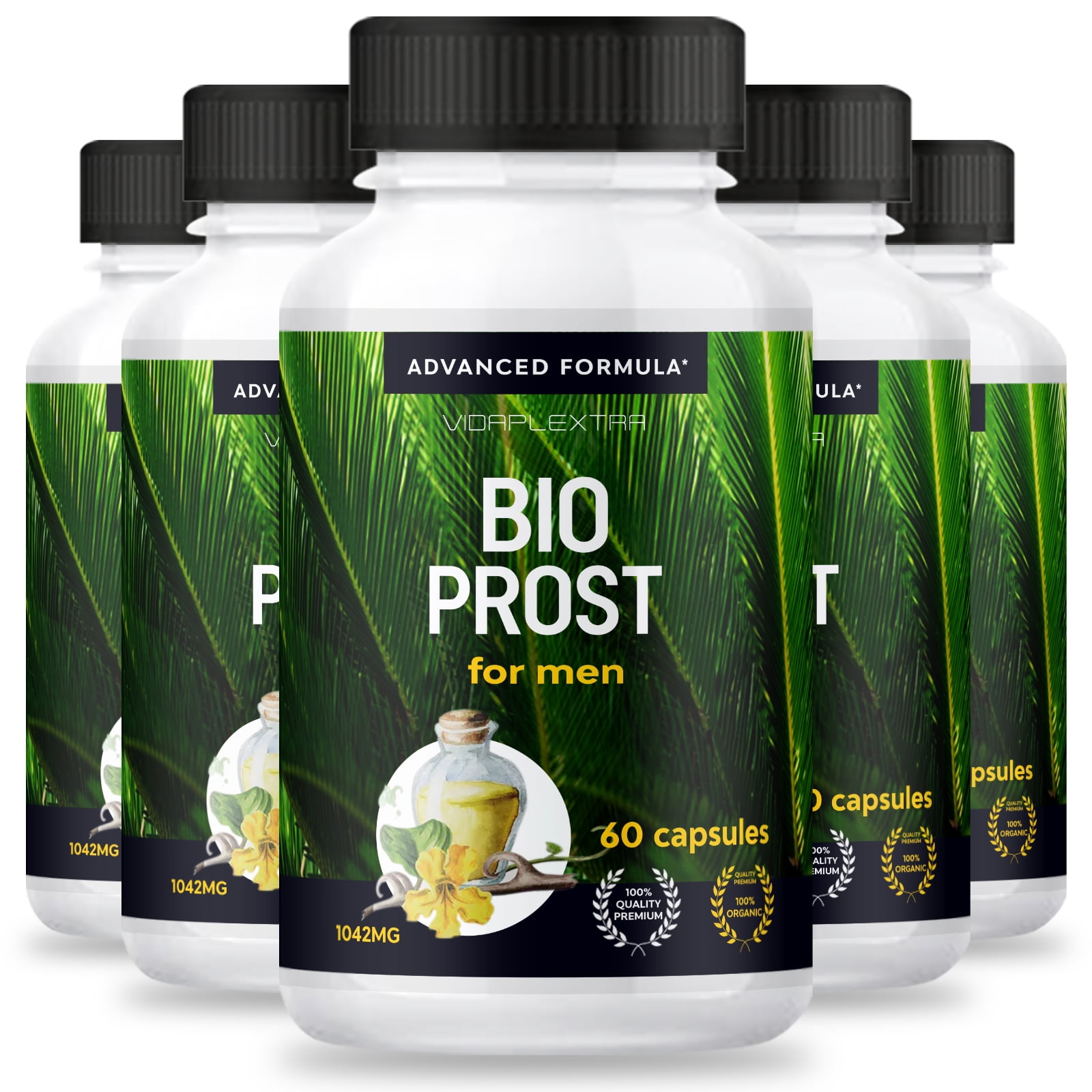 (5 Pack) Bio Prost Capsules - BioProst Male Capsules - Walmart.com