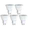 5 Pack Bioluz LED GU10 LED Bulb 50W Replacement (Uses only 6.5 watts ...