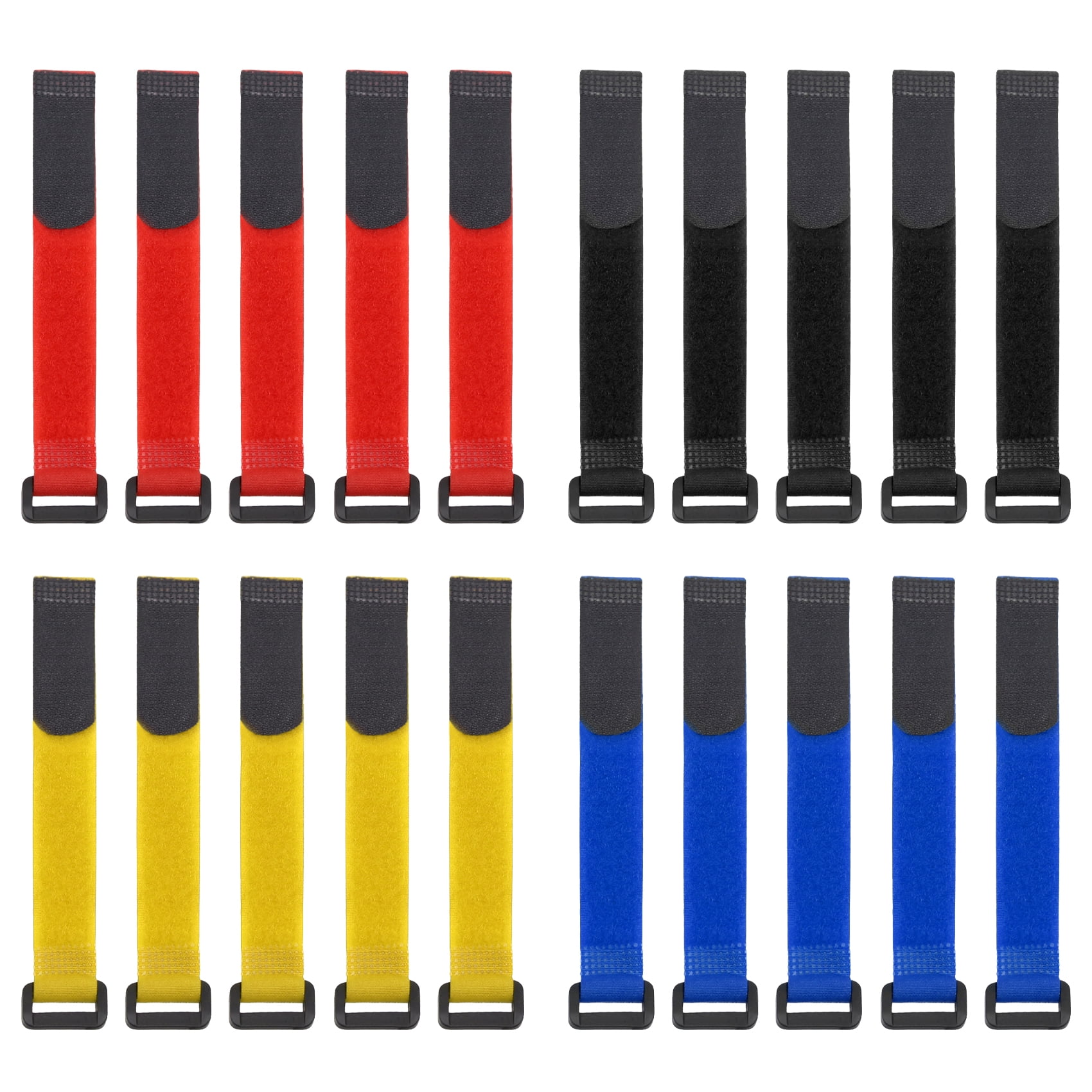 5-Pack Black Heavy Duty Anti-Slip Cable Ties - 2x20cm & 2x30cm RC Car ...