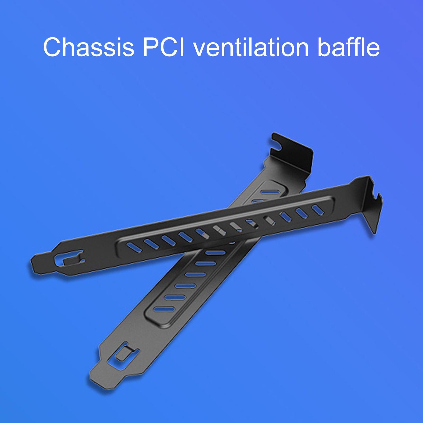 5 Pack Black PCI Slot Covers,Hard Steel Dust Filter Blanking Plate ...