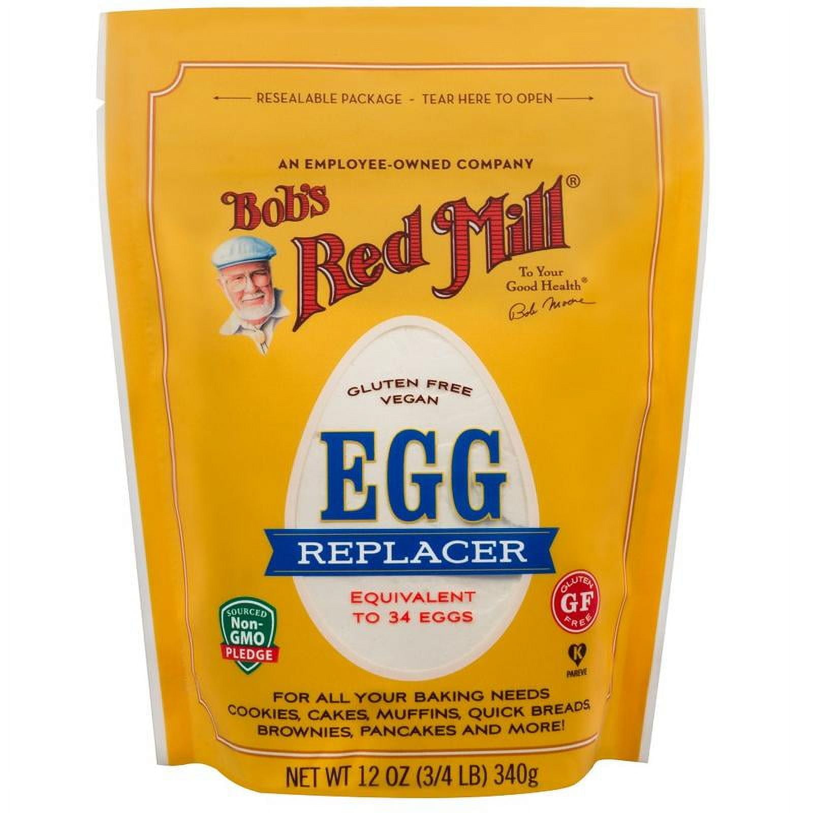 Bob's Red Mill Egg Replacer, Vegan, 12 Oz, 5 Pack - Walmart.com