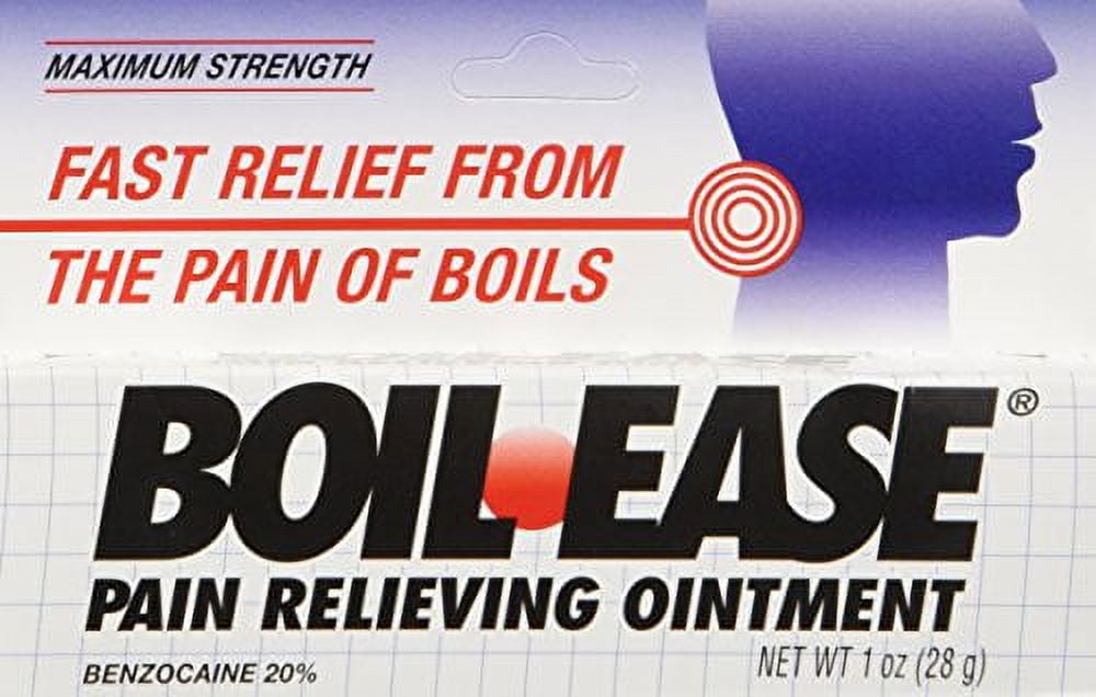 5 Pack - Boil Ease Ointment Maximum Strength Pain Relieving Ointment ...
