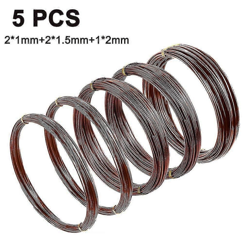 5 Pack Bonsai Training Wires , Anodized Aluminum Bonsai Training Wire ...