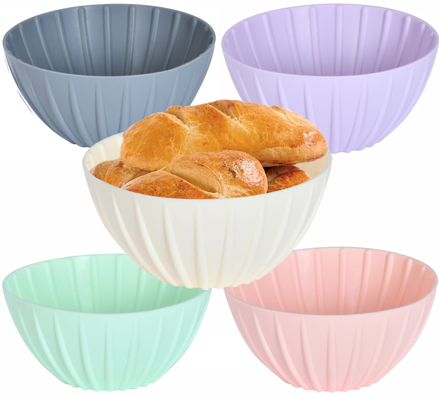 5 Pack Bread Proofing Baskets for Sourdough,Bexikou 5" Round Sourdough ...