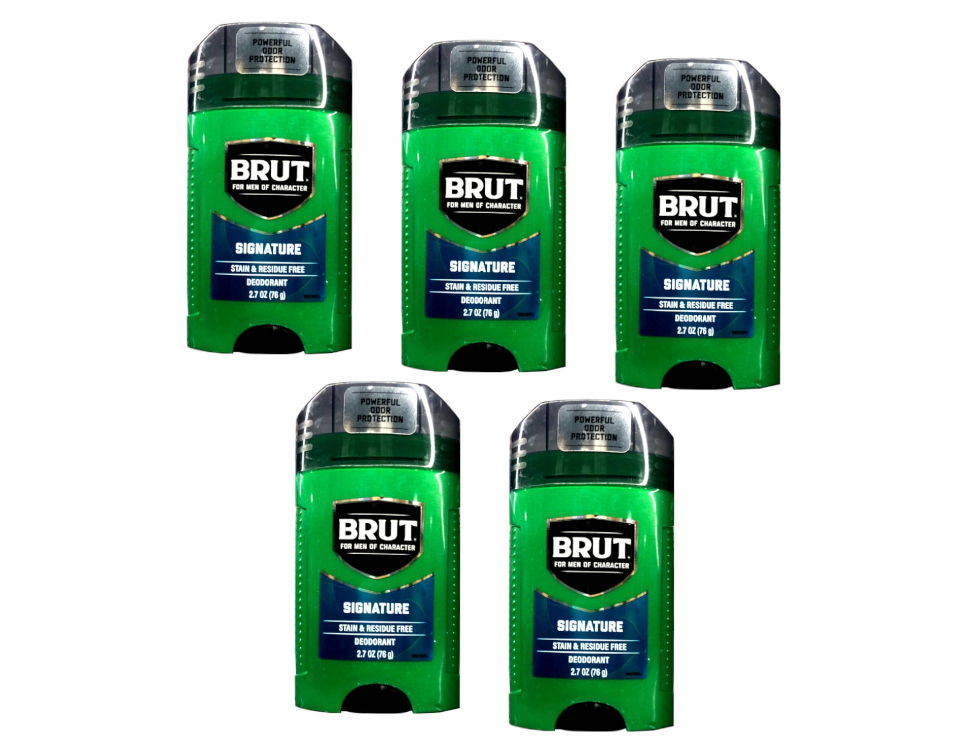 5 Pack Brut Deodorant Stick Original Fragrance 2.25 oz Each - Walmart.com
