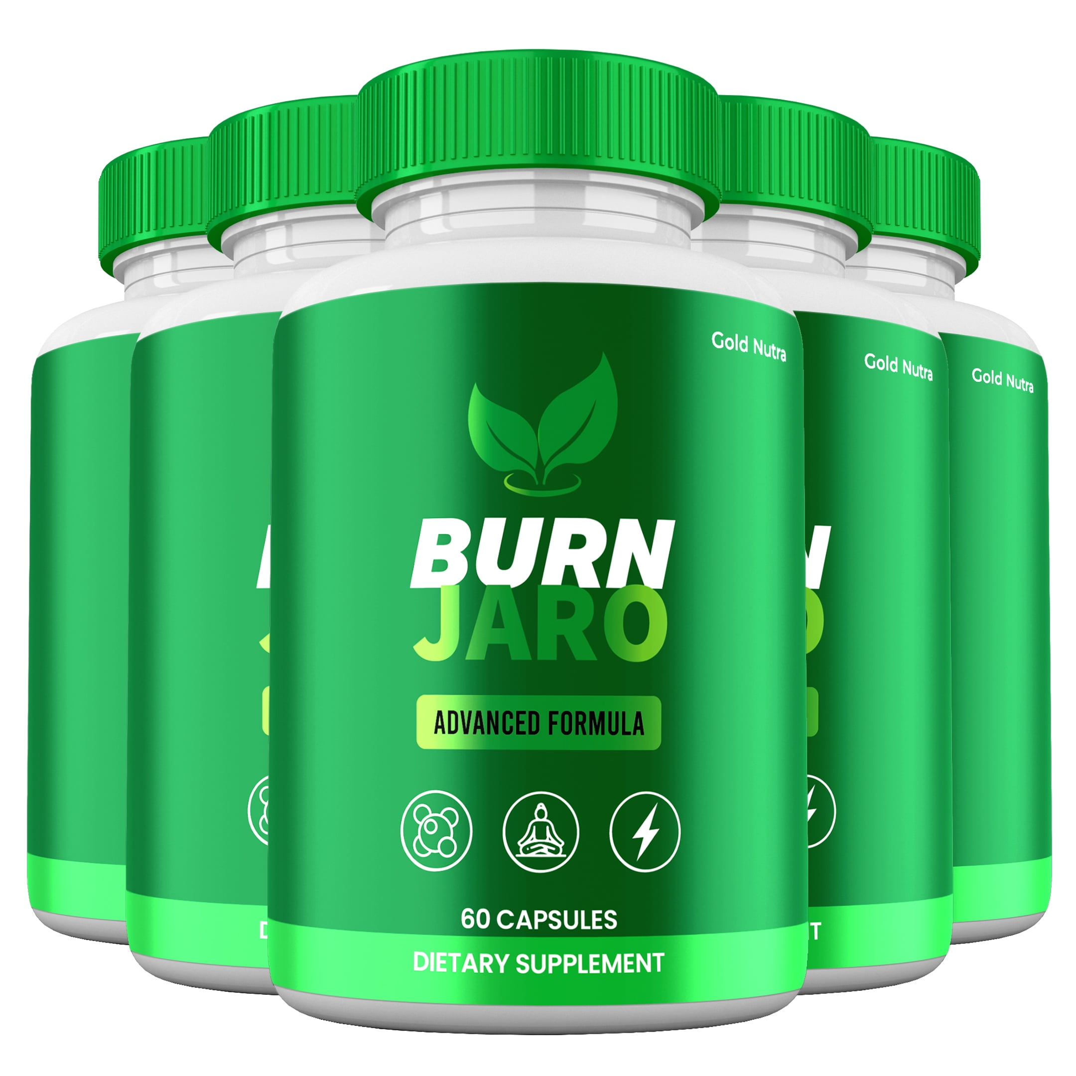Gold Nutra Burn Jaro Pills, Advanced Formula, All Natural Ingredients ...