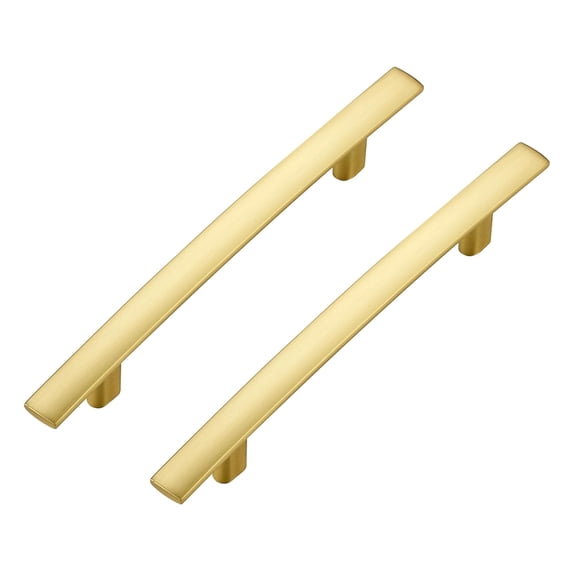 5 Pack Cabinet Handles 3" Hole Center - Curved Cabinet Pulls Brushed ...