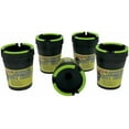 5 Pack Car Ashtray with Lid - Glow in the Dark Butt Bucket, Self ...