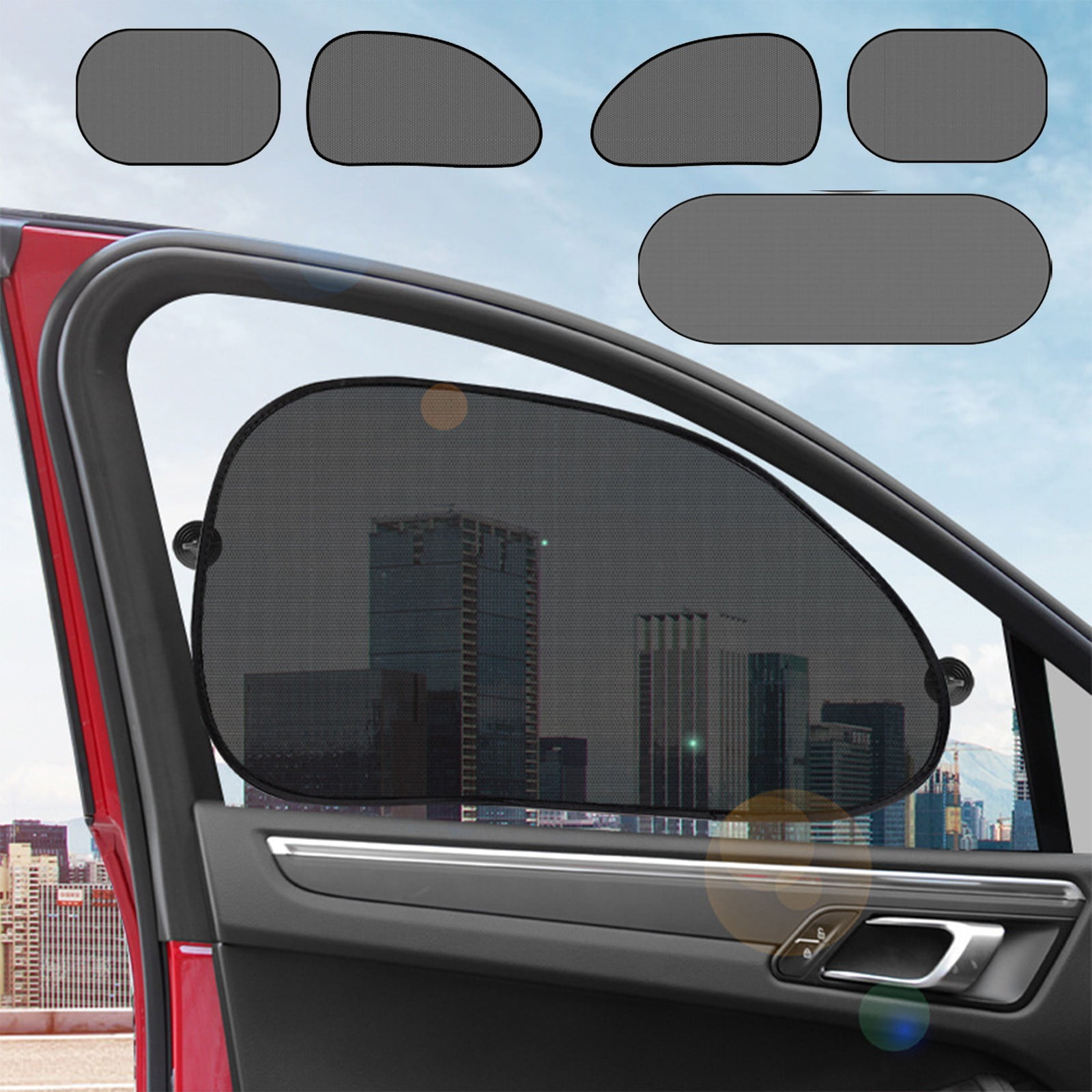 5-Pack Car Window Shades for Baby - Sun Shade Blocker, Mesh Side & Rear ...