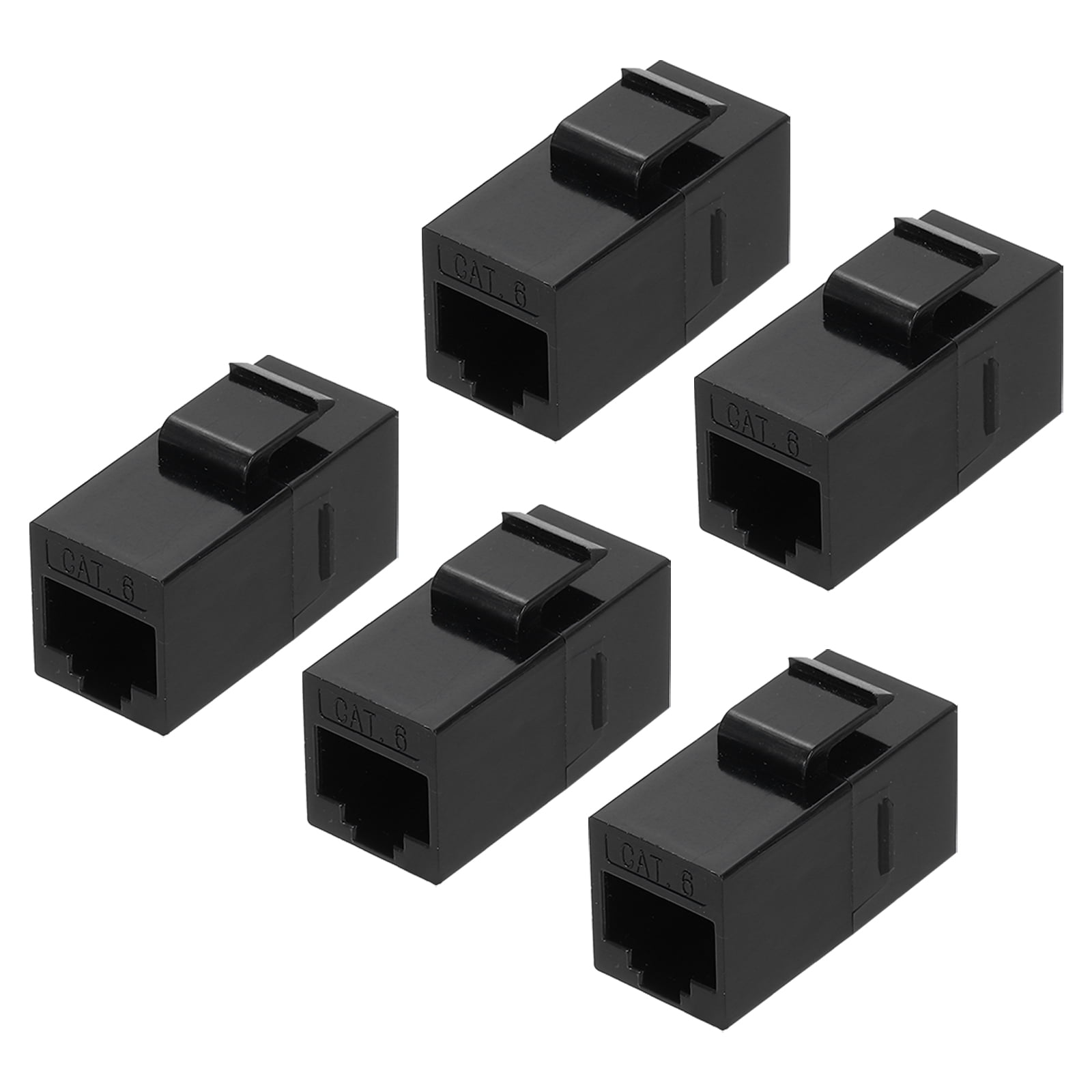 5 Pack Cat 6 Ethernet Coupler, RJ45 Cat6 Coupler Jacks Female to Female ...