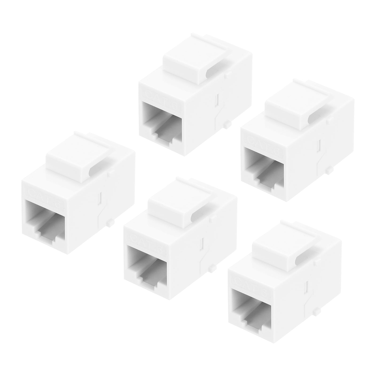 5 Pack Cat 6 Ethernet Coupler, RJ45 Cat6 Coupler Jacks Female to Female ...