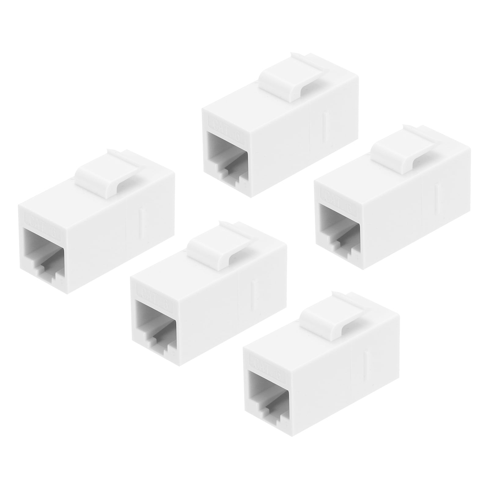 5 Pack Cat 6 Ethernet Coupler, RJ45 Cat6 Coupler Jacks Female to Female ...
