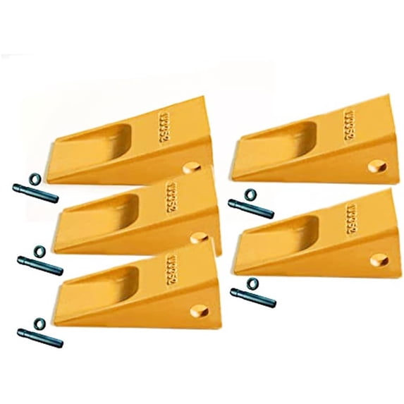 5 Pack Caterpillar J350 Style Bucket Dirt Teeth w/Pins 8E6358 & 8E6359 ...