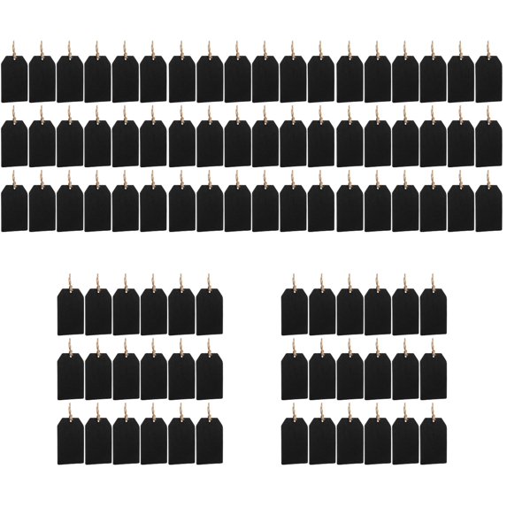 5 Pack Chalk Labels for Containers Chalkboard Christmas Gift Tags ...