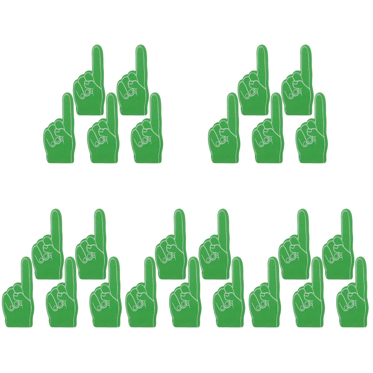 5 Pack Cheering Clapper Foam Fingers for Sports Prank Toy Portable Fan ...