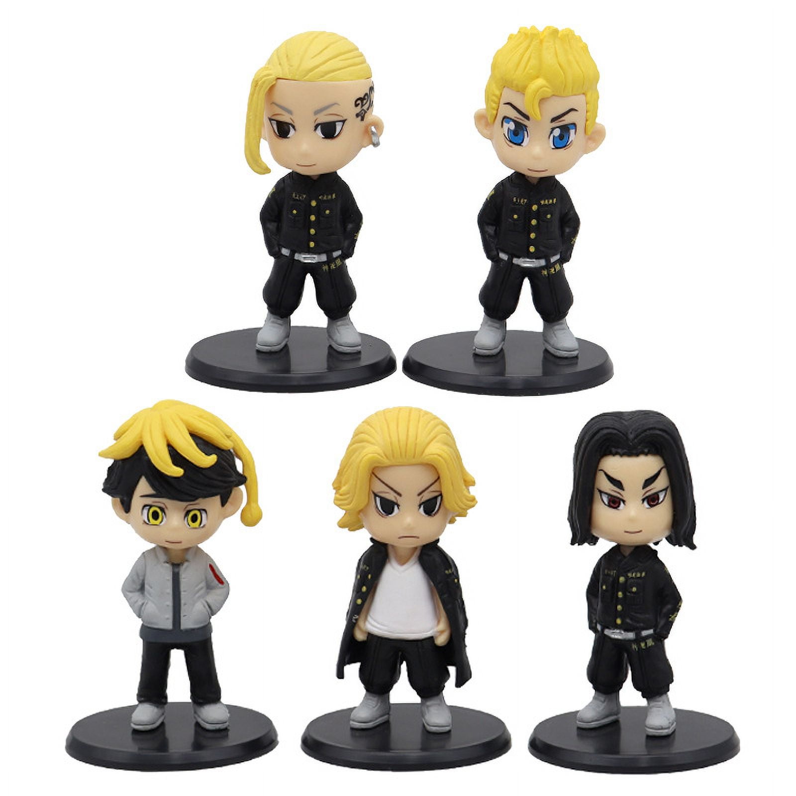 5-Pack Chibi Tokyo Revengers Anime Figure Set - Takemichi Hanagaki ...