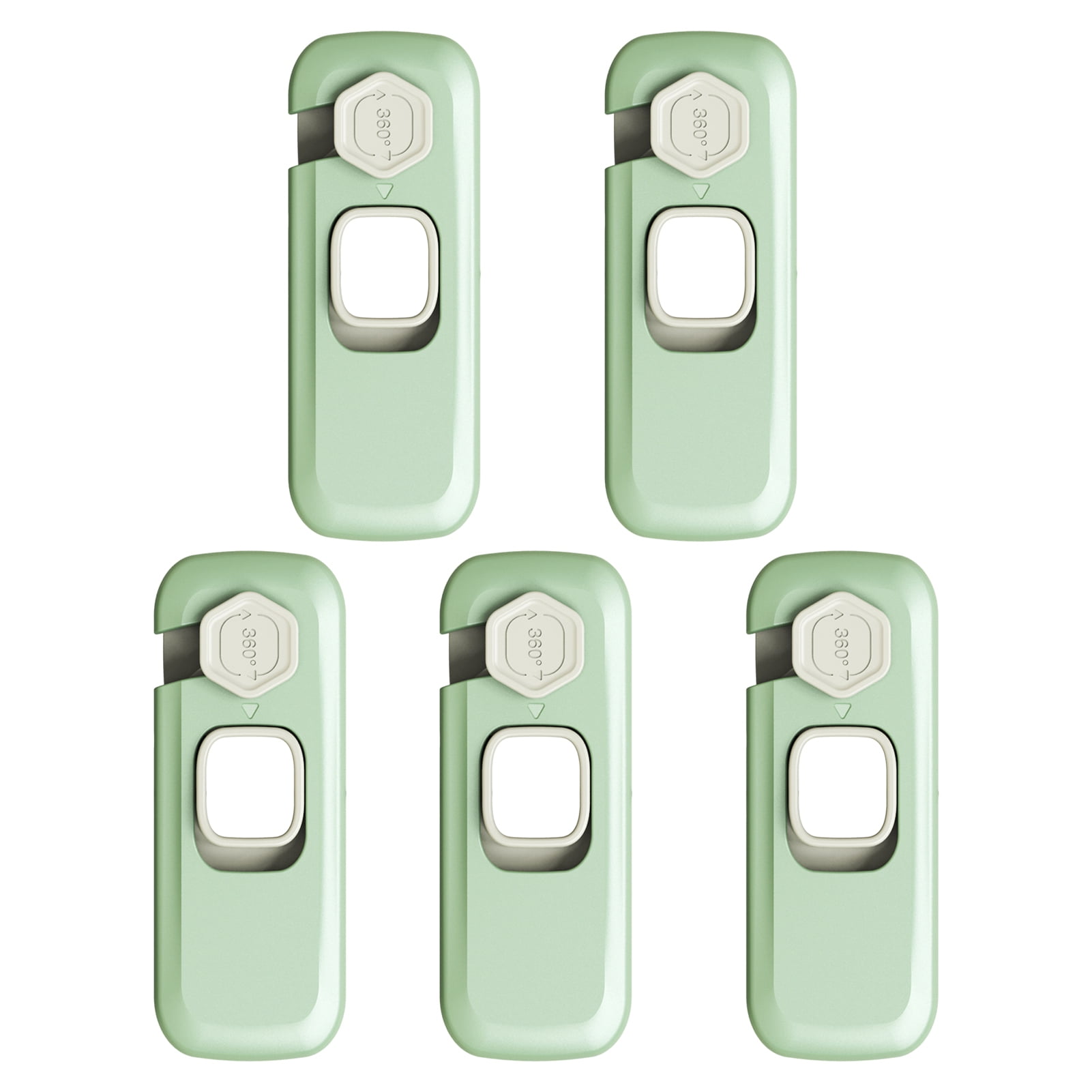 5 Pack Child Proof Safety Locks Refrigerator Cabinets Latch Self ...