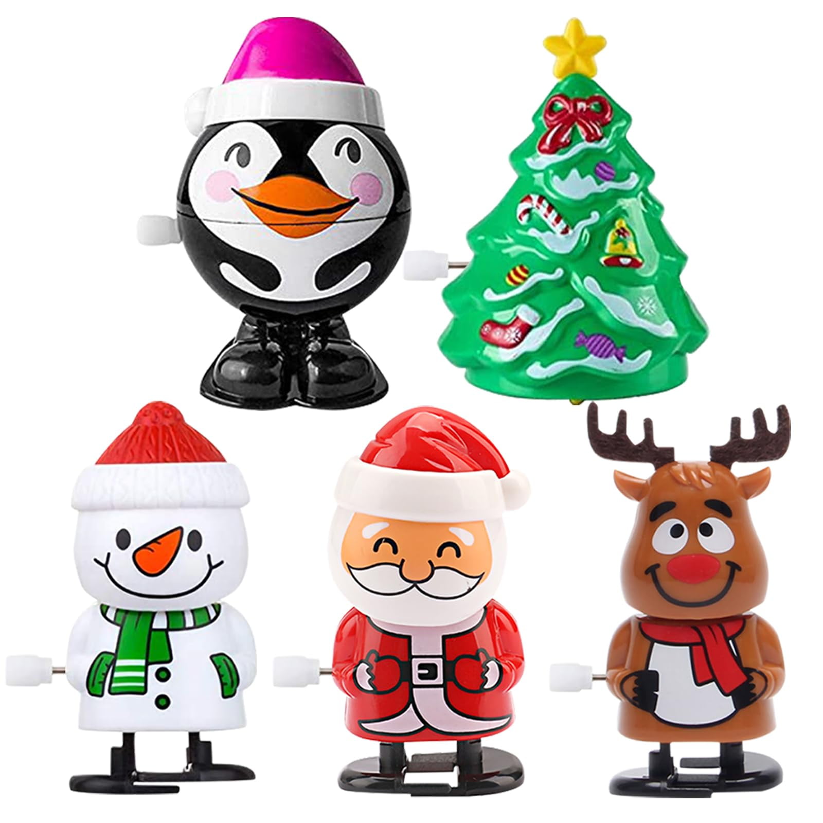5 Pack Christmas Wind Up Toys, Christmas Stocking Stuffers Toys ...