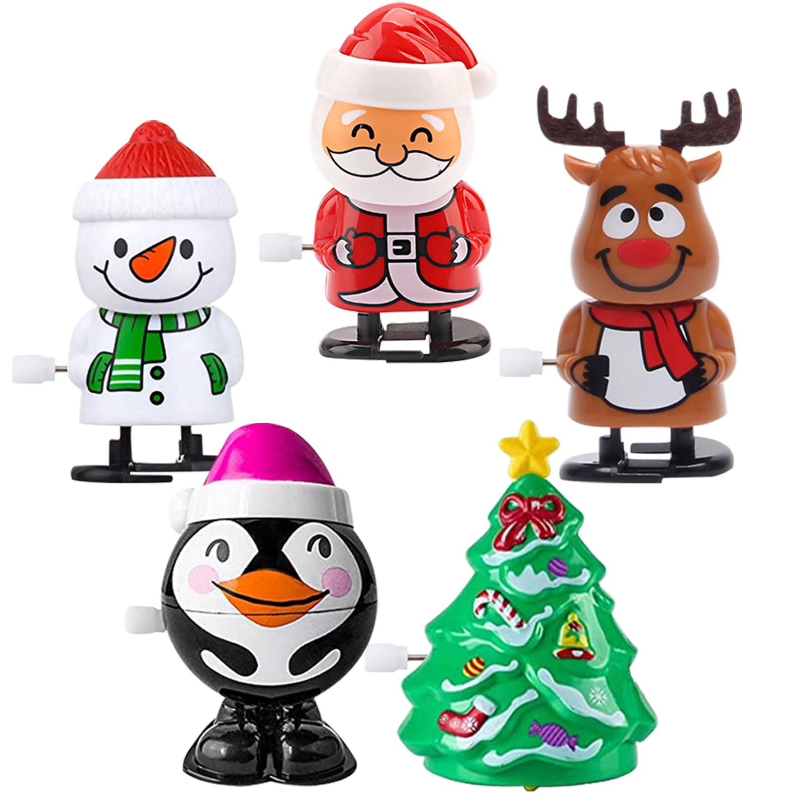 5 Pack Christmas Wind Up Toys, Christmas Stocking Stuffers Toys ...