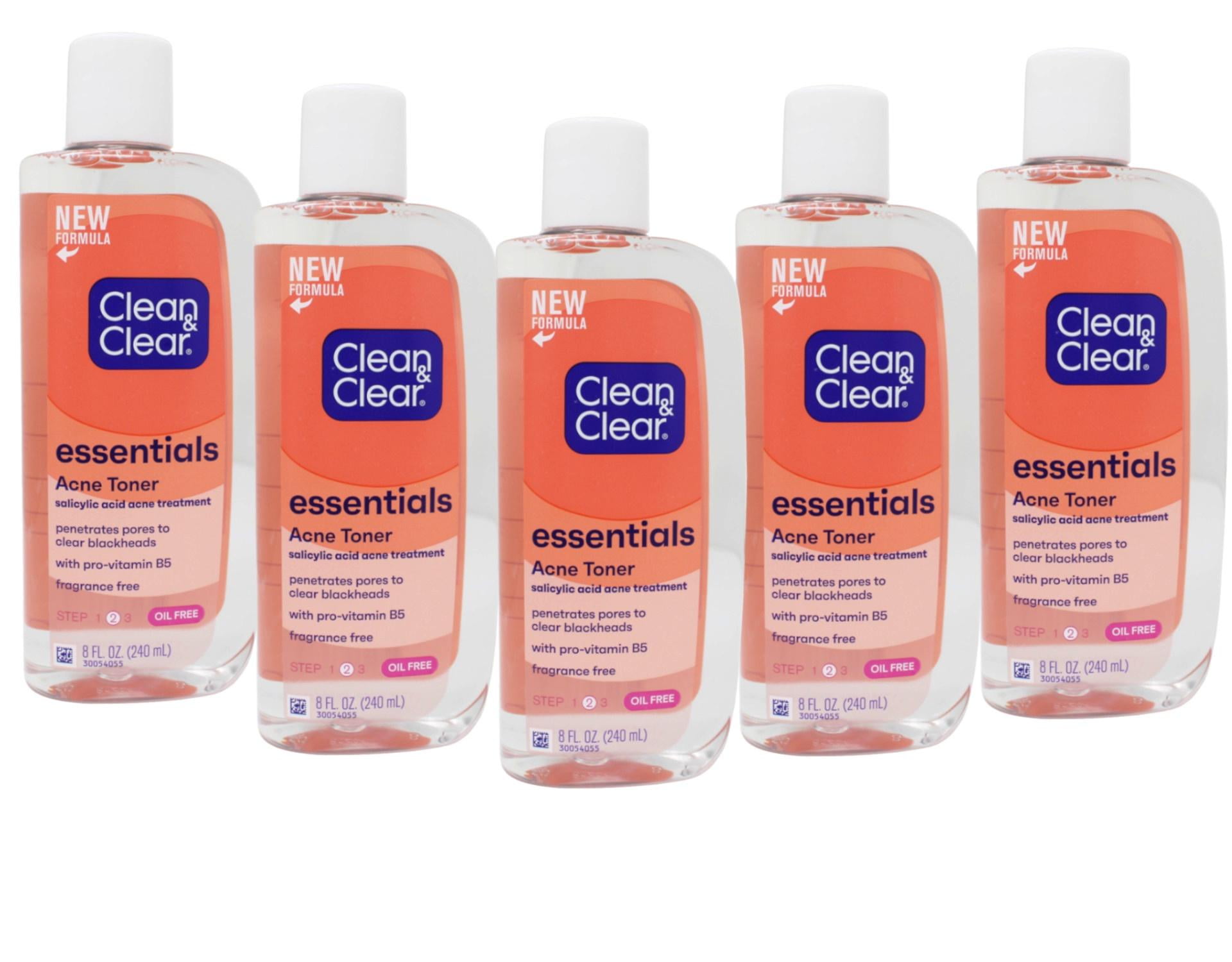 5 Pack - Clean & Clear Essentials Oil-Free Deep Cleaning Face ...