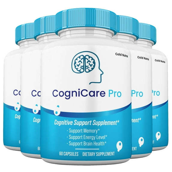 (5 Pack) Cognicare Pro Nootropic Capsules, Cognitive Performance ...