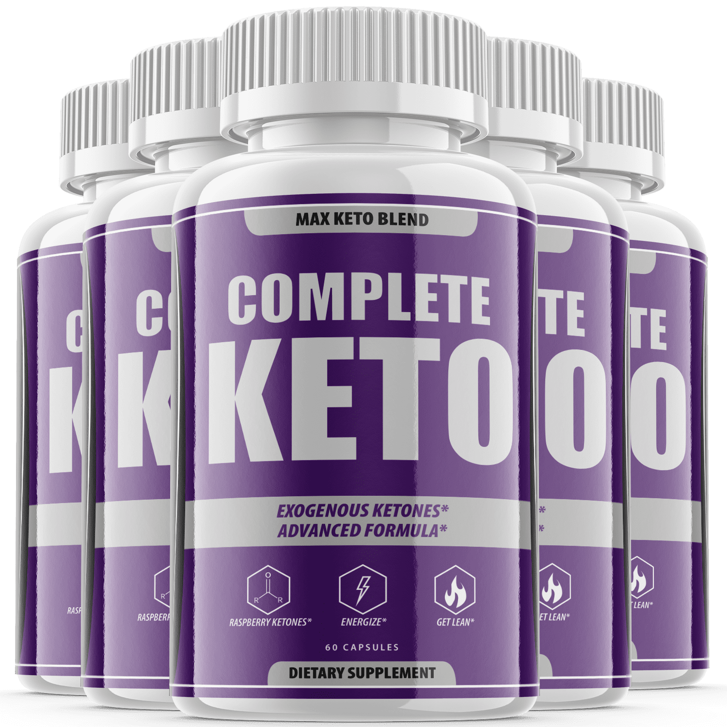 5 Pack Complete Keto Keto Complete Diet Pills Capsules Supplement