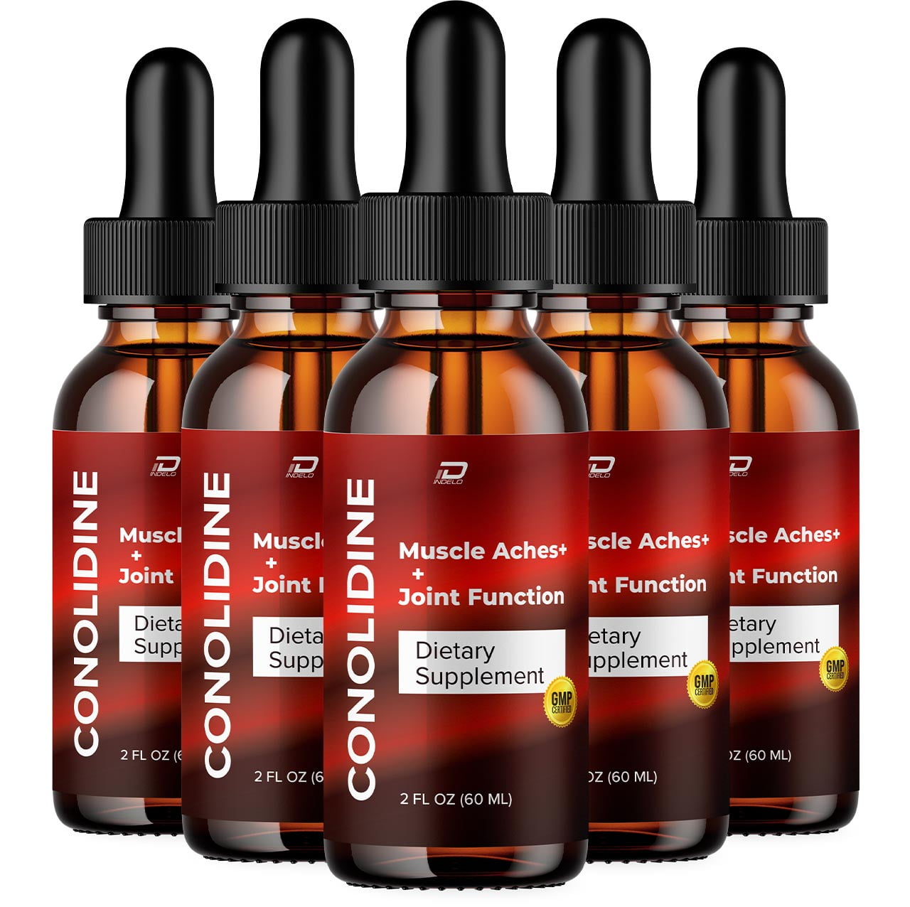 (5 Pack) Conolidine for Pain Drops, Conolidine Joint Support Reliever ...