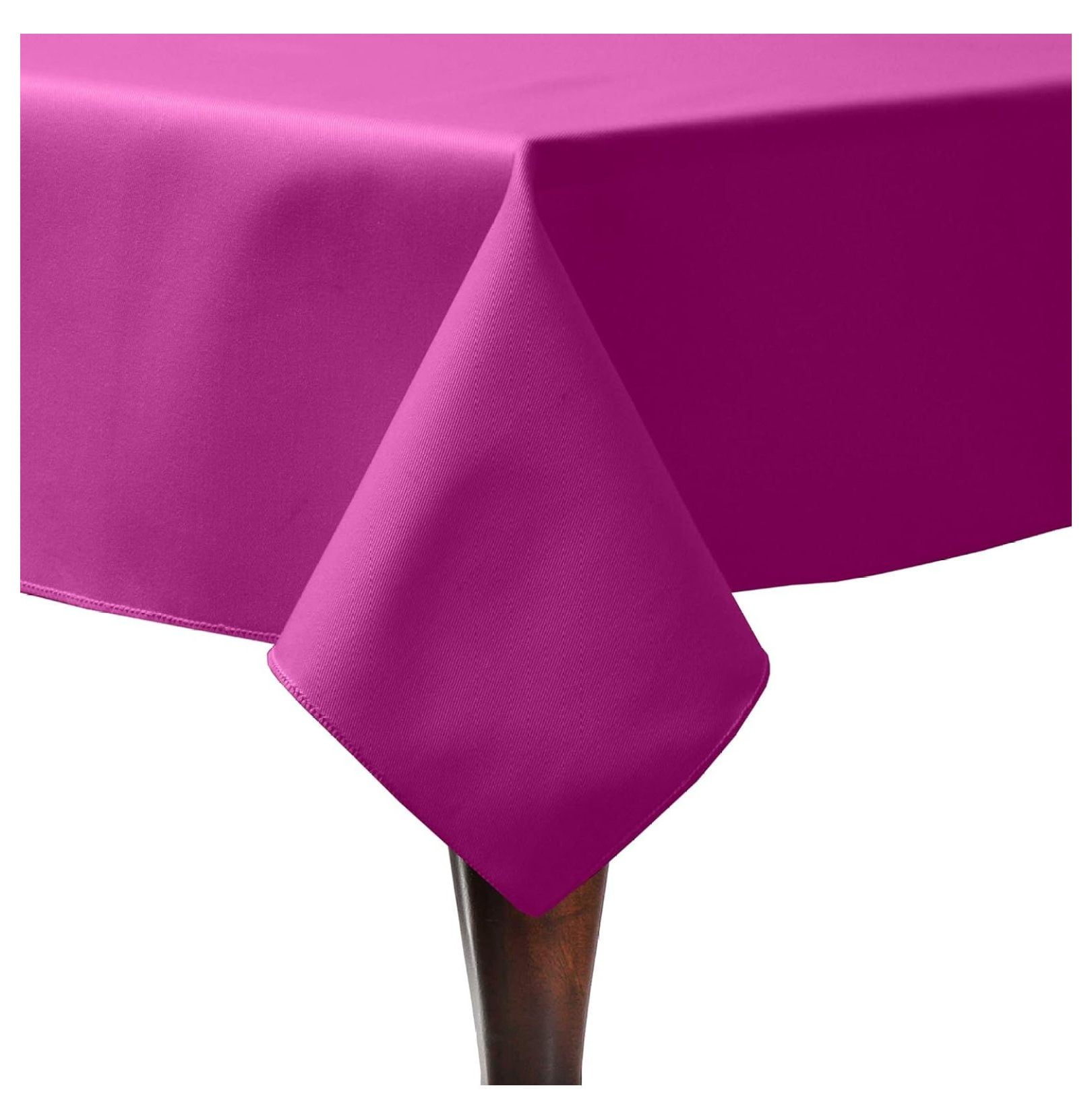 -5 Pack- -Cotton Twill 45 x 45-Inch Square Tablecloth, Raspberry Red - Walmart.com