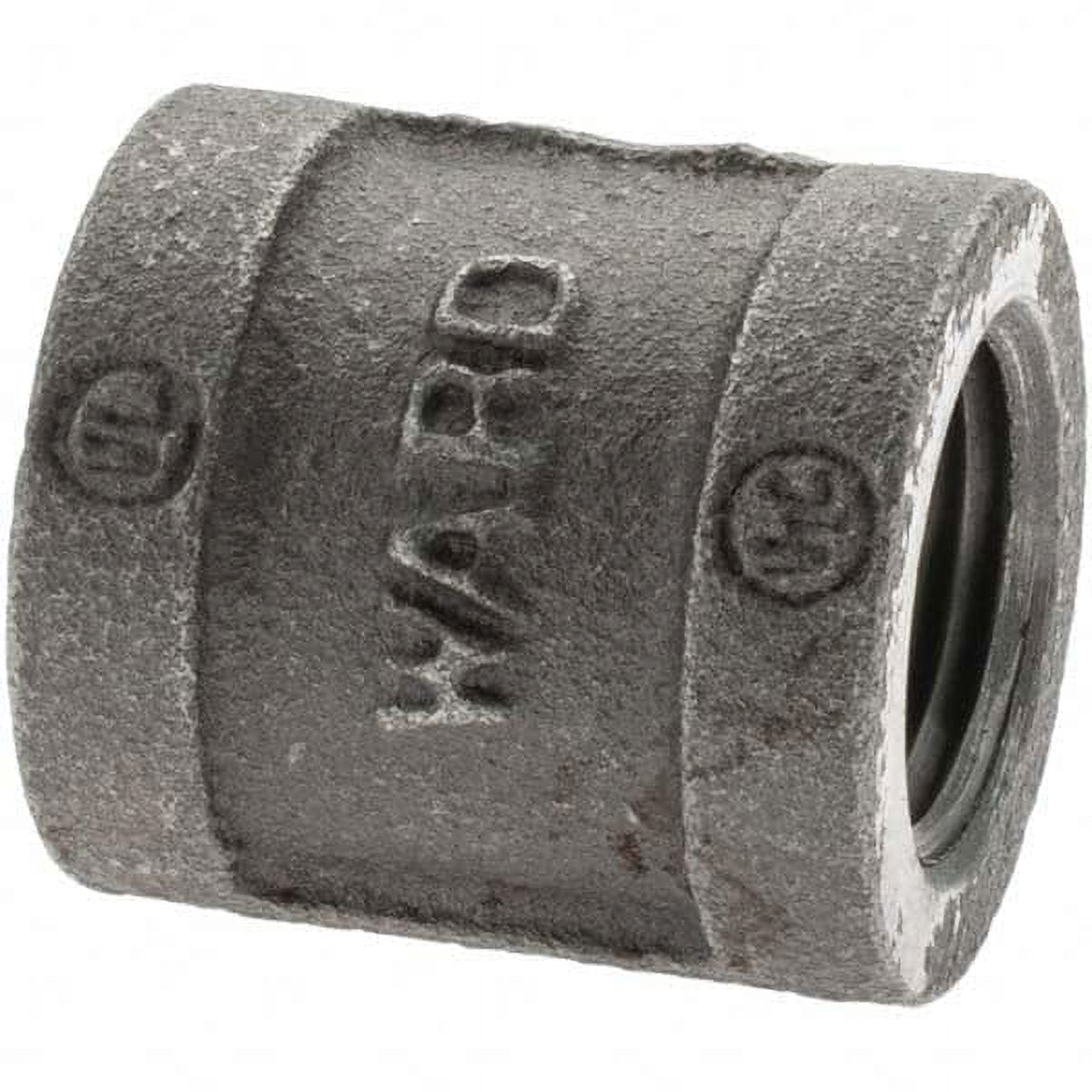 5 Pack Coupling: 1/2" Malleable Iron, Black Finish, Class 150 - Walmart.com