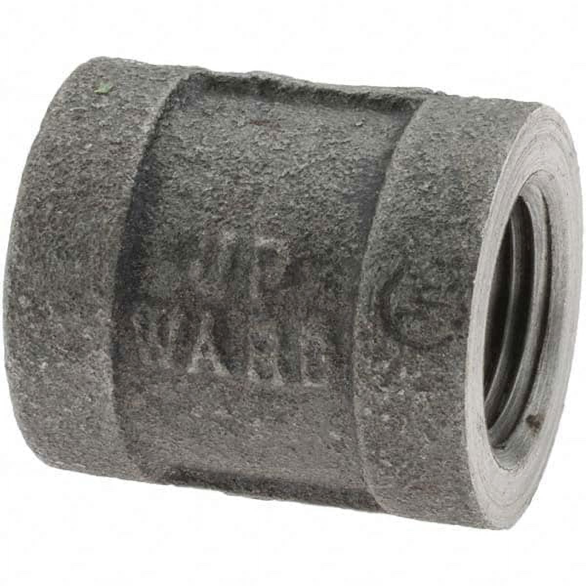 5 Pack Coupling: 3/8" Malleable Iron, Black Finish, Class 150 - Walmart.com