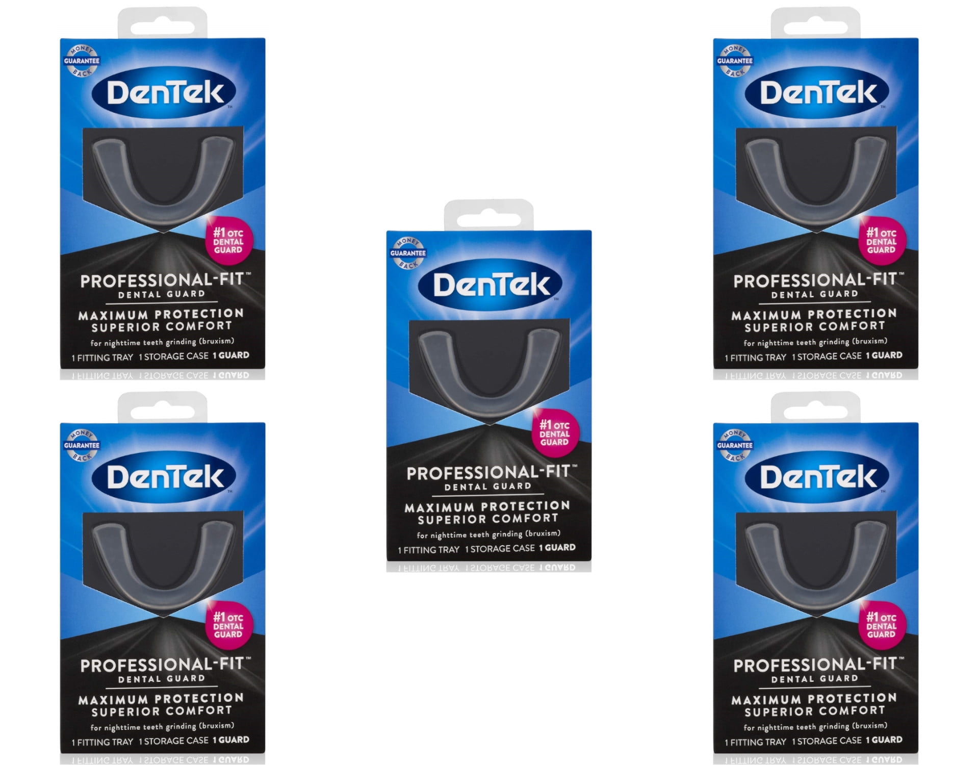 5 Pack DenTek Professional-Fit Dental Guard 1 count Each - Walmart.com