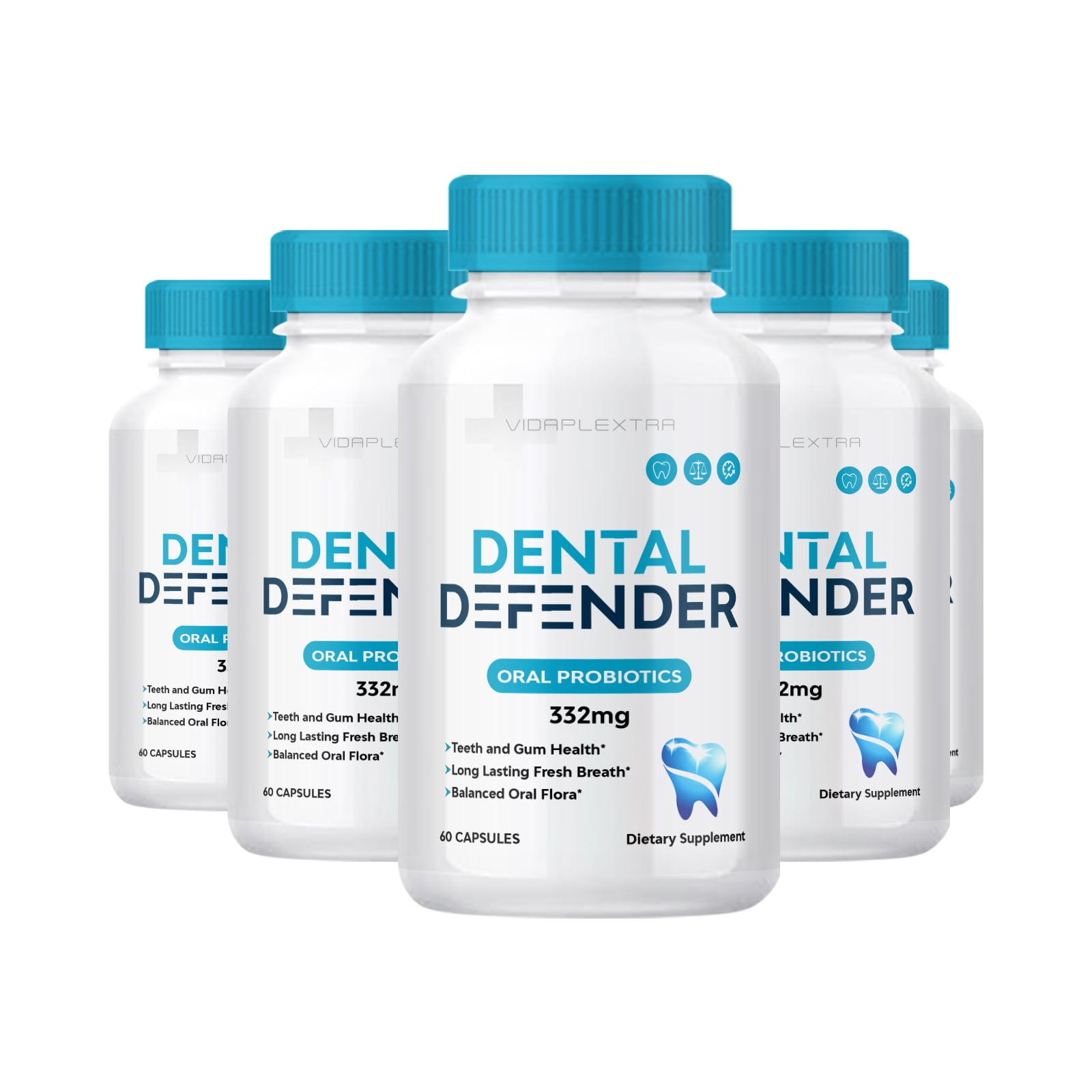 (5 Pack) Dental Defender Capsules - Dental Defender Capsules - Walmart.com