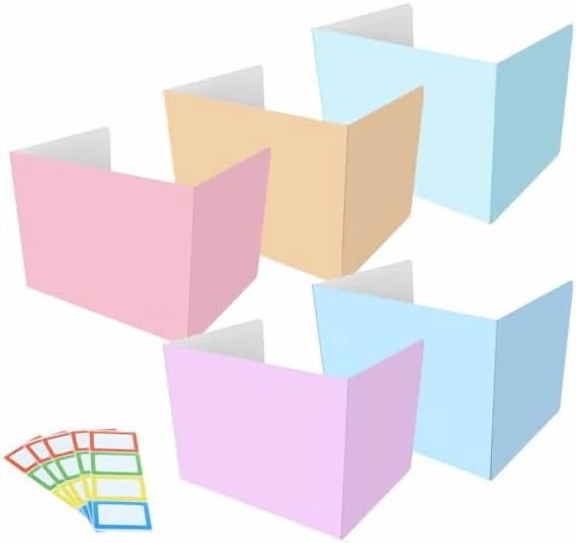 5 Pack Desk Dividers for Students, Waterproof Durable Plastic Study ...