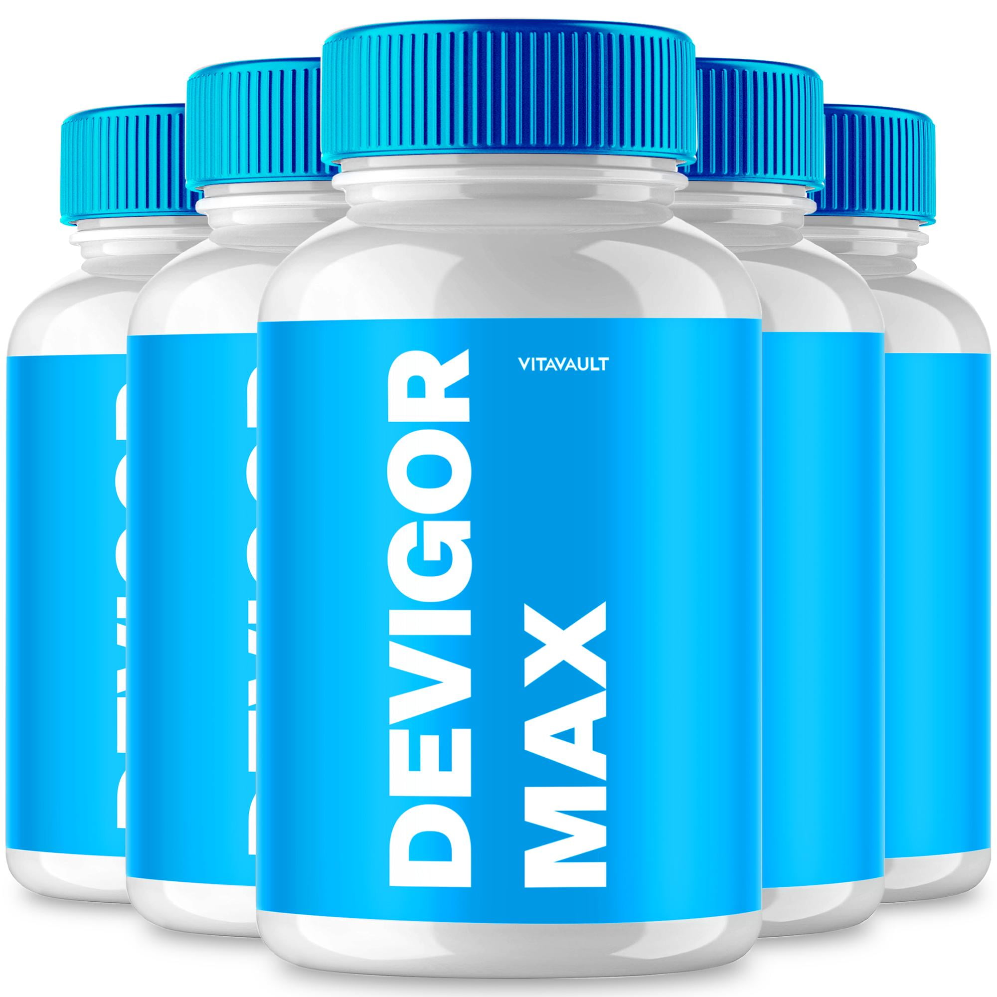 (5 Pack) Devigor Max Male Enhancement Capsules - Fortify Your Alpha ...