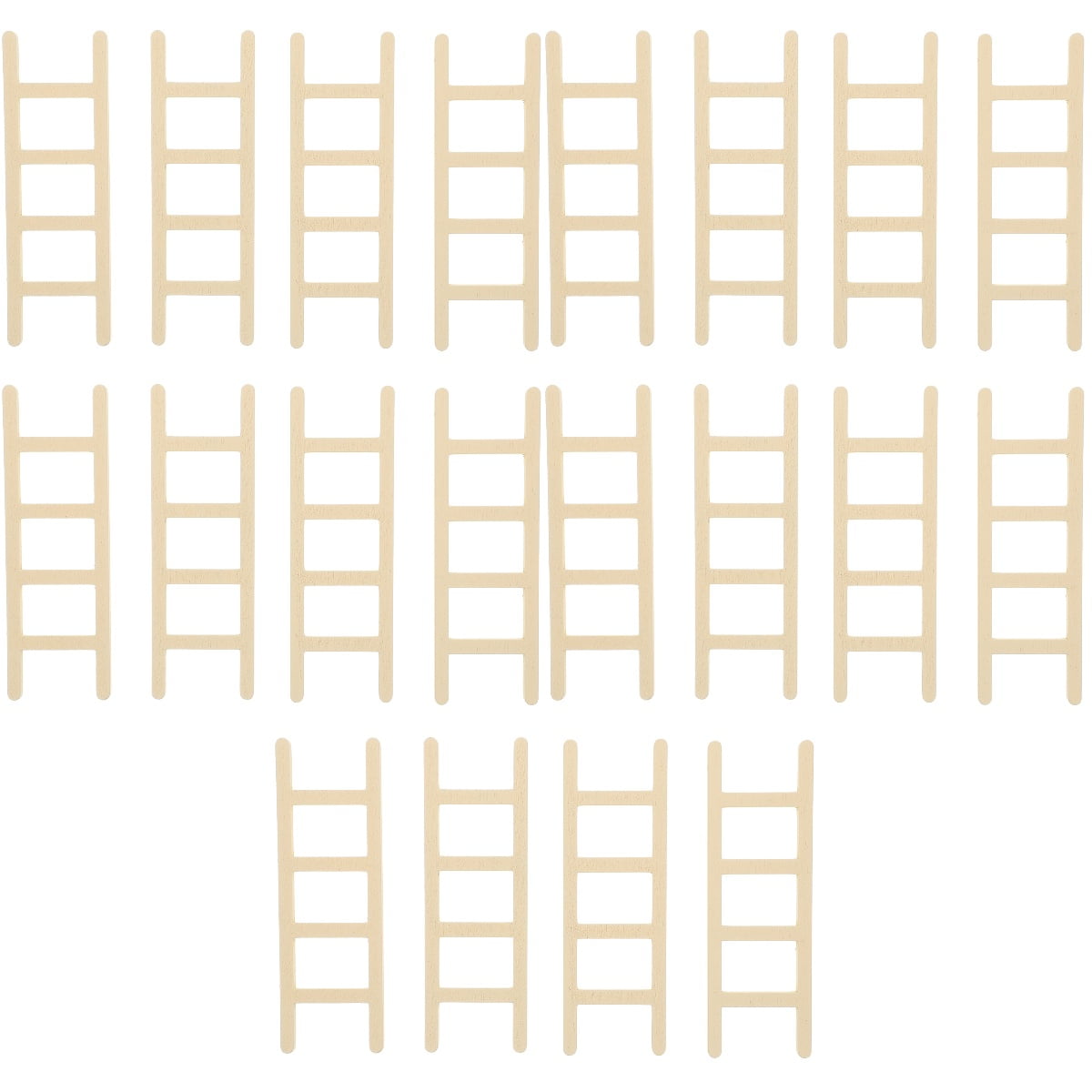 5 Pack Dolls House Ladder Toys Mini Ladder Toy House Decoration 11X3 ...