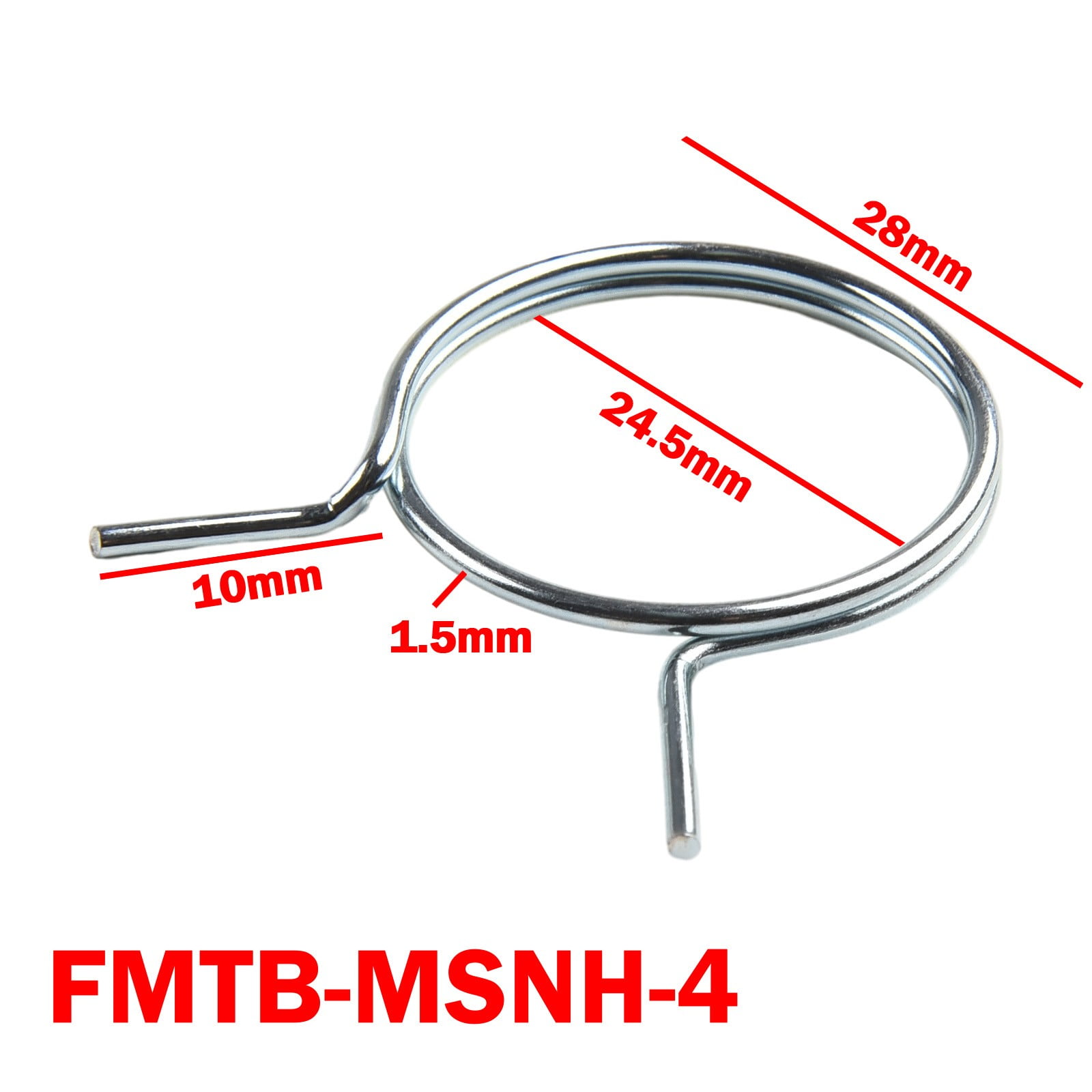 5-Pack Door Handle Springs, Lever Knob Latch Replacement Coil Torsion ...