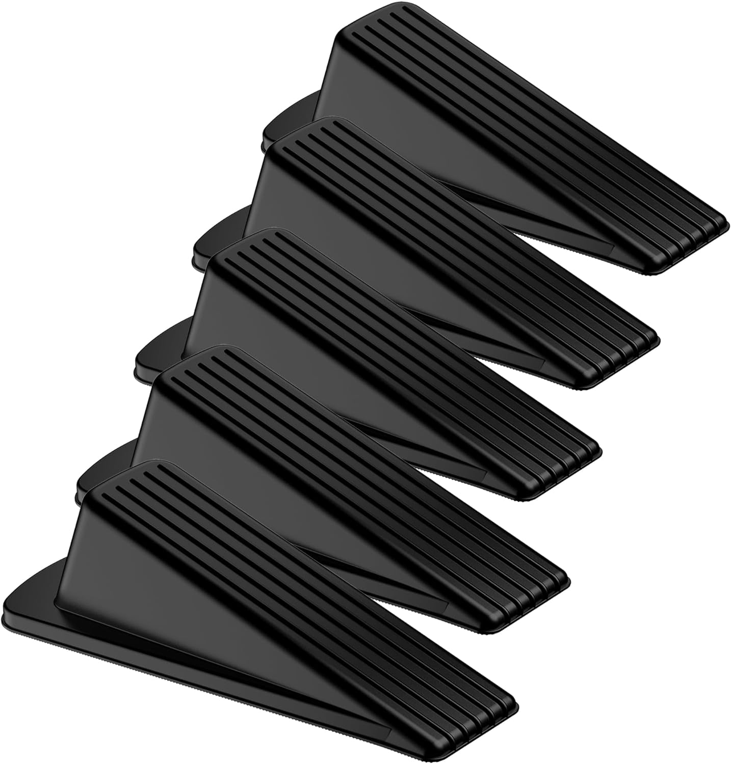 5 Pack Door Stoppers for Bottom of Door, Premium Rubber Door Stops ...