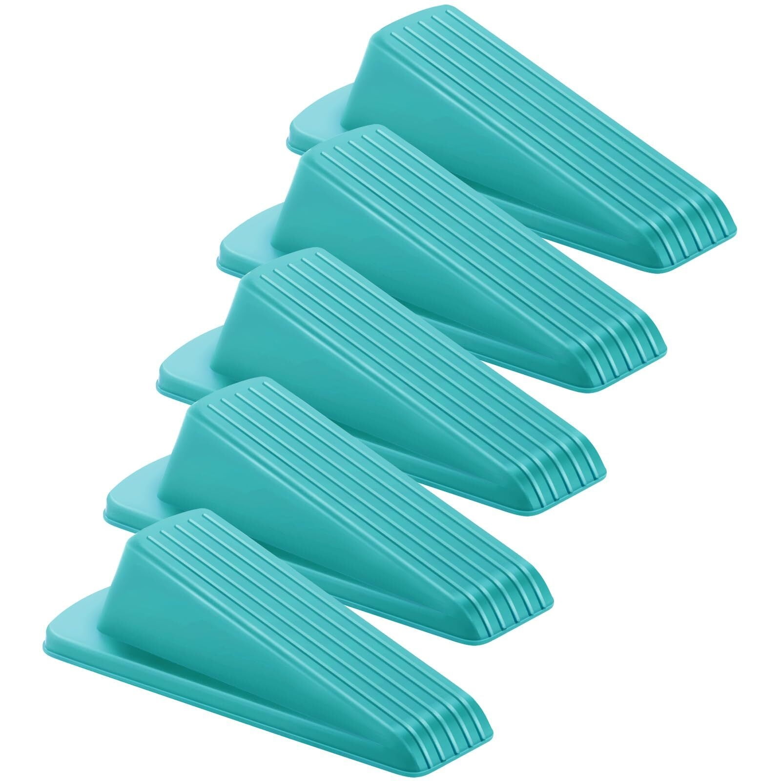 5 Pack Door Stoppers for Bottom of Door, Premium Rubber Door Stops ...
