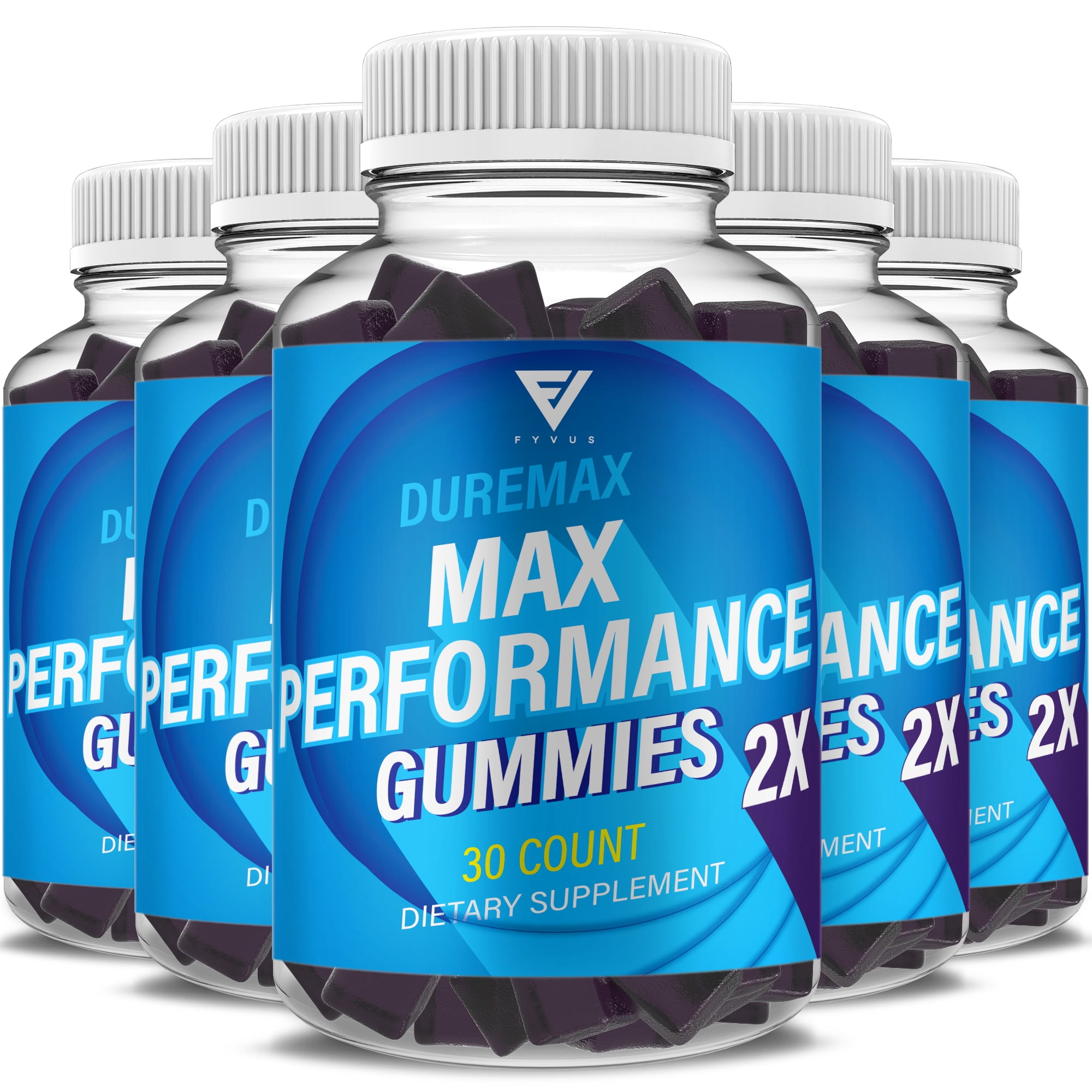 (5 Pack) Duremax Gummies Dure Max Performance Gummy Supplement (5 Month ...