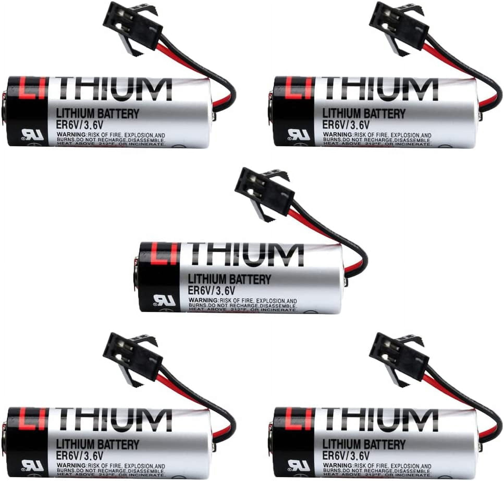 5-Pack ER6V-OTC 3.6V 2000mAh Battery for OTC Robot CNC Machine Tools ...
