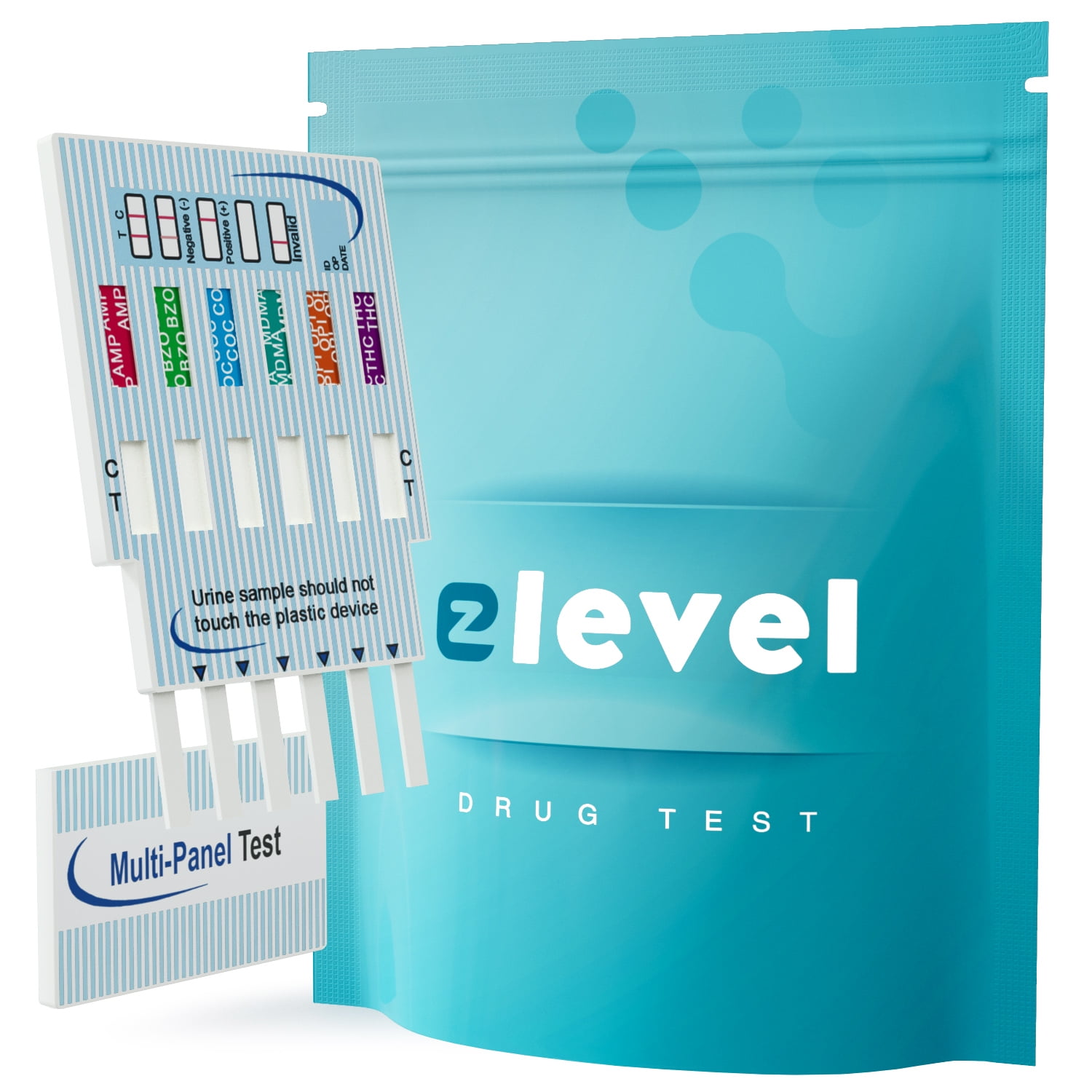 (5 Pack) EZ Level 6 Panel Urine Drug Dip Test Multi-Drug Testing Kit ...