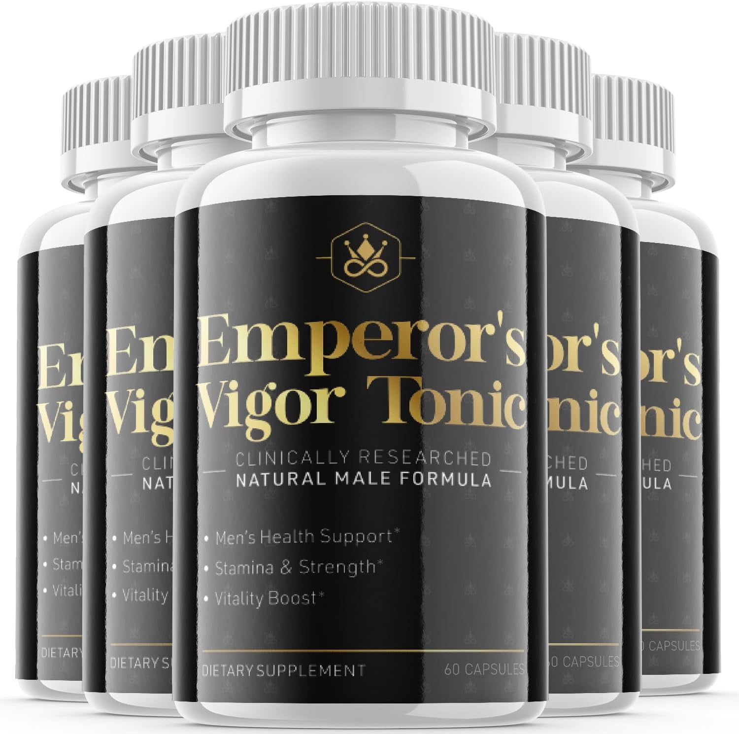 (5 Pack) Emperor's Vigor Tonic - 300 Dietary Supplement Capsules ...