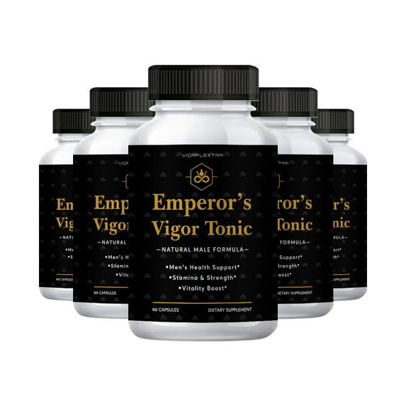 Emperors Vigor Tonic - 5 Pack, Male Support Capsules, 60 Capsules per ...