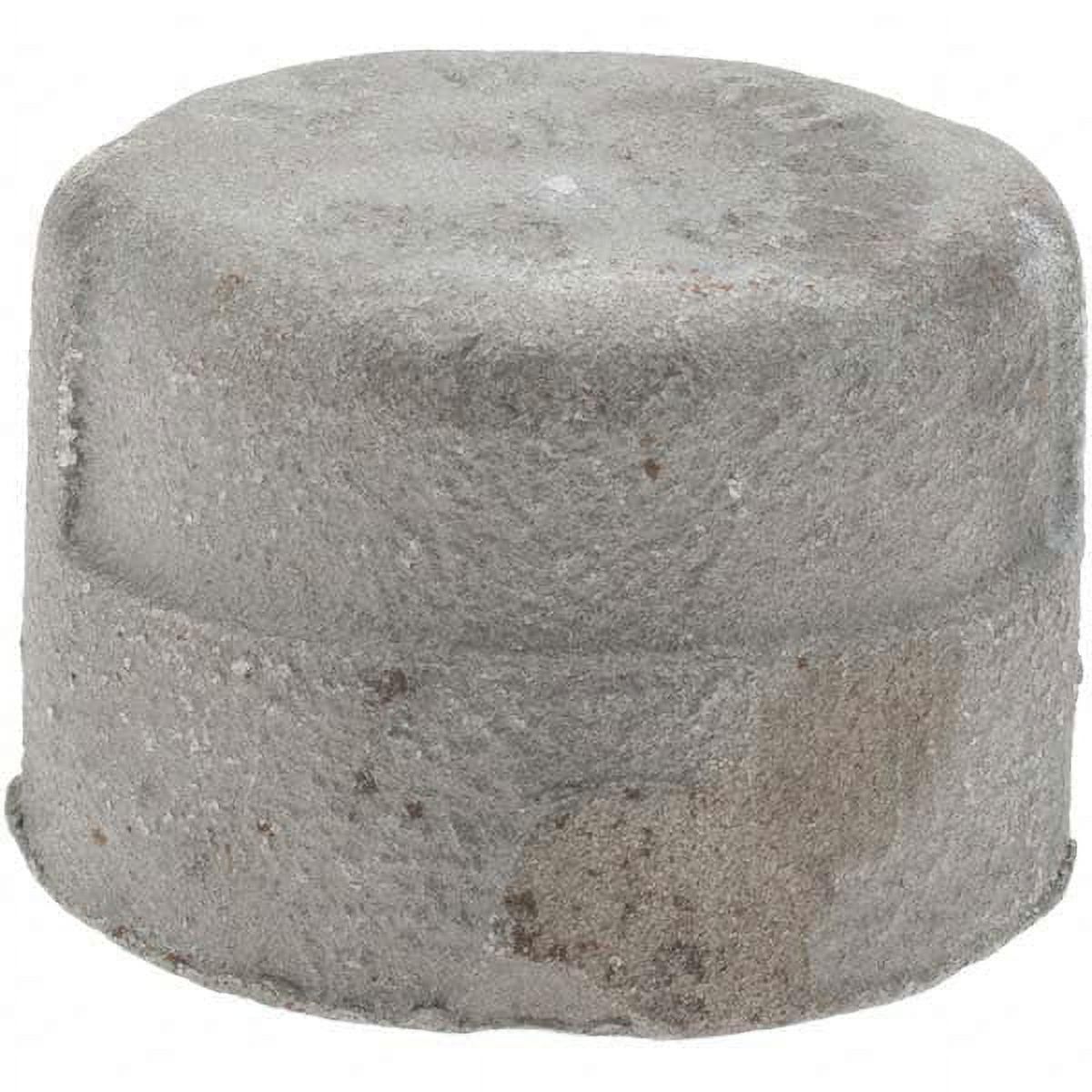 5 Pack End Cap: 1" Malleable Iron, Black Finish, Class 300 - Walmart.com