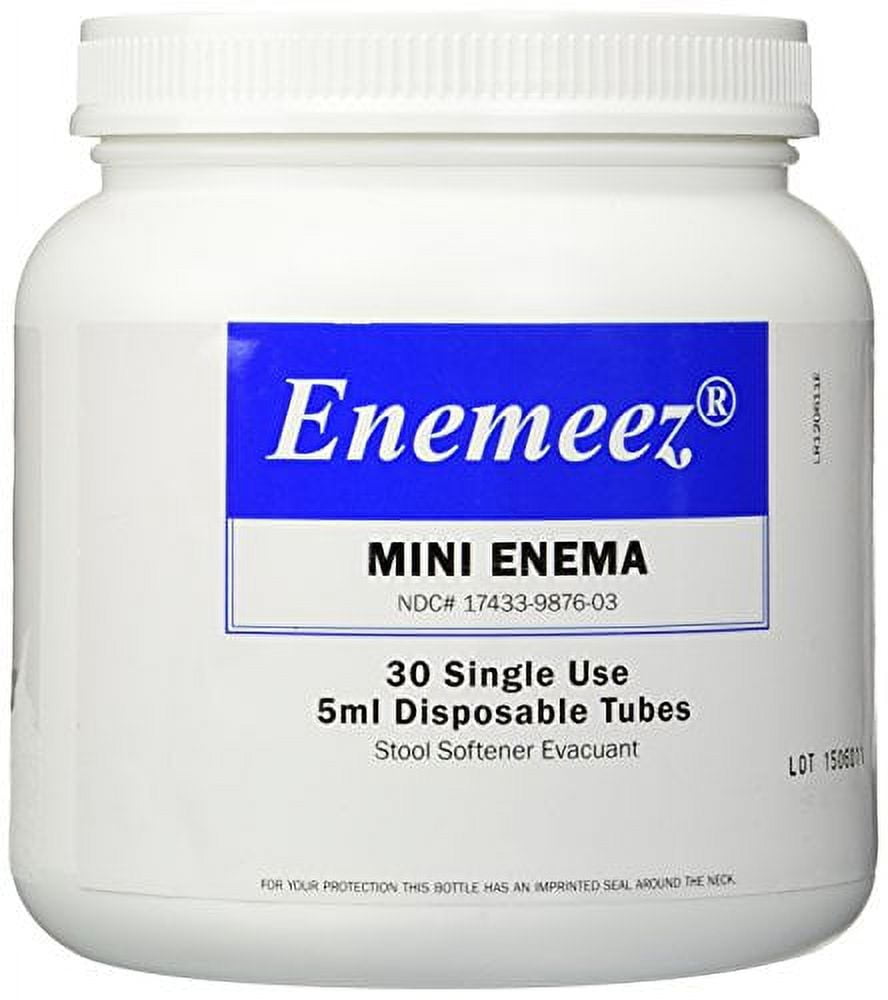 5 Pack Enemeez Plus Mini Enema 30 Single use Enemas Each - Walmart.com