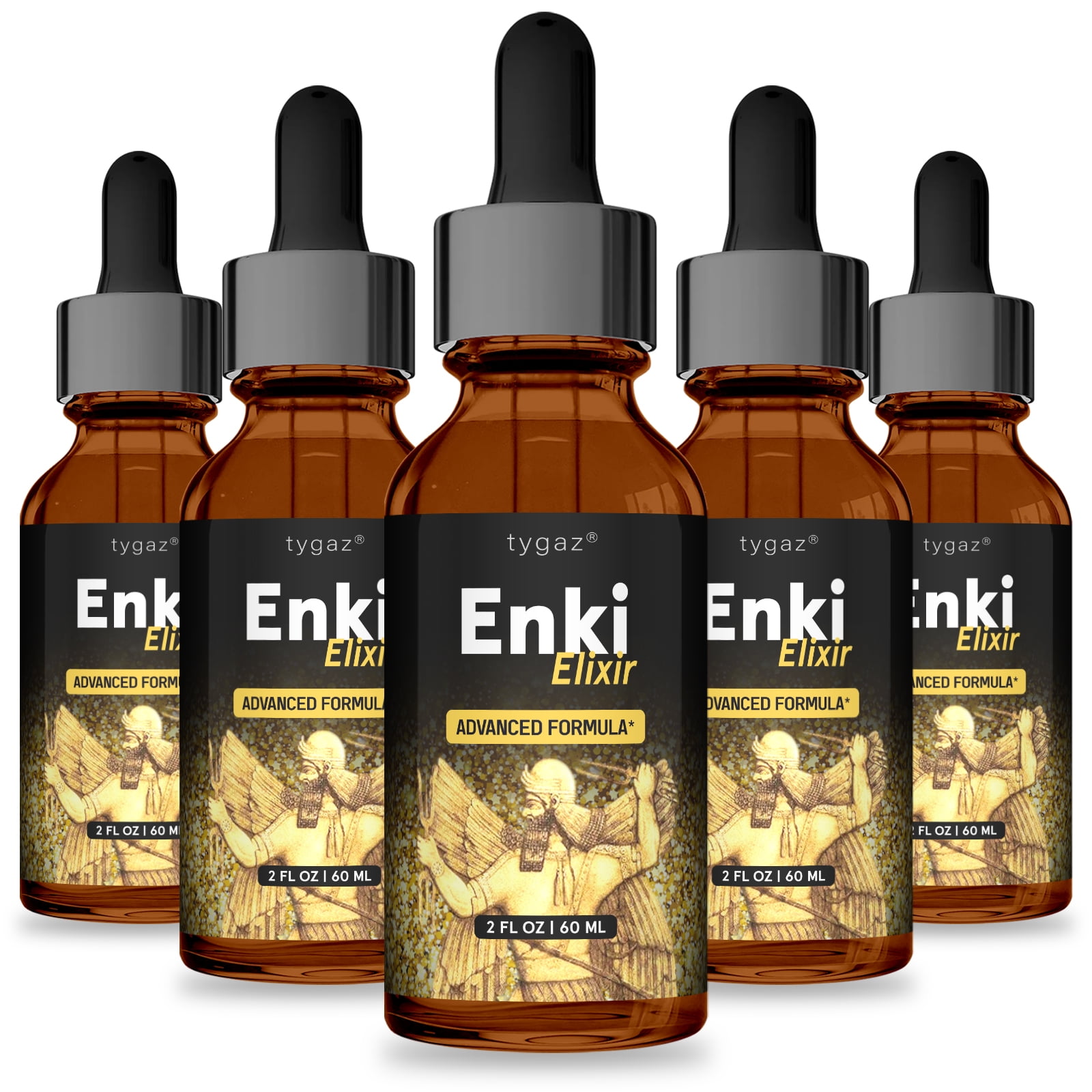 (5 Pack) EnkiElixir - Enki Elixir Liquid Supplement - Walmart.com